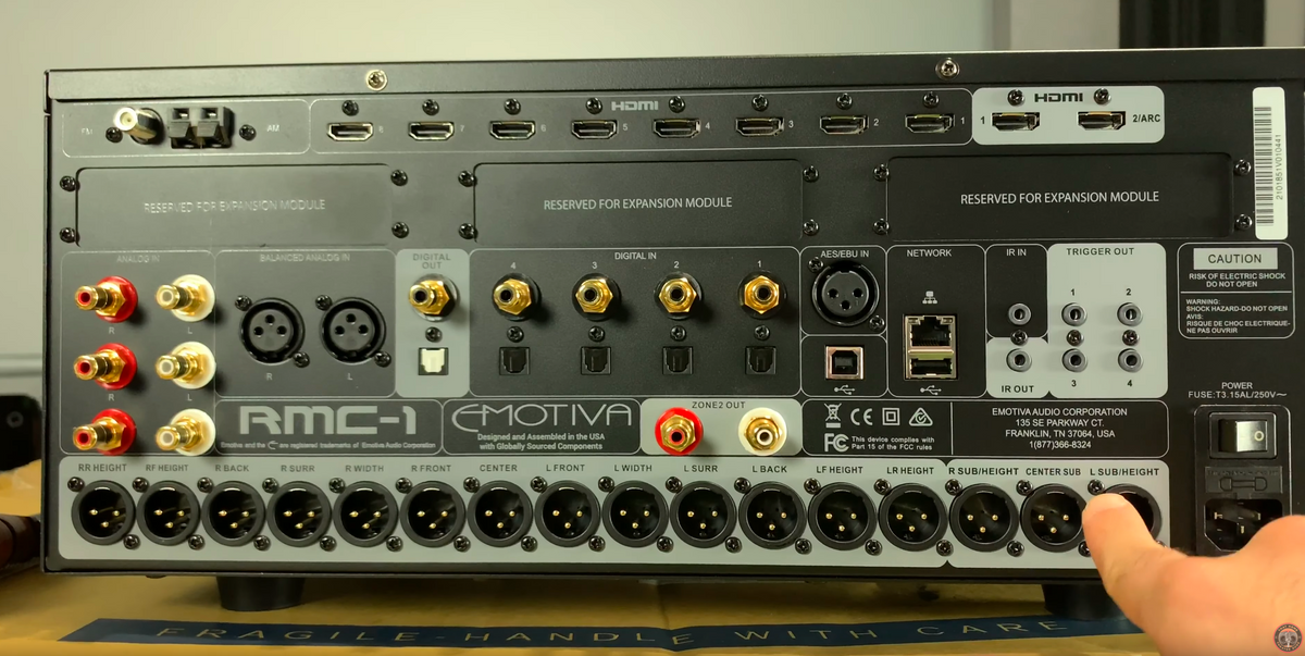 That Home Theater Dude Unboxes the RMC-1 16 Channel Home Cinema Proces ...