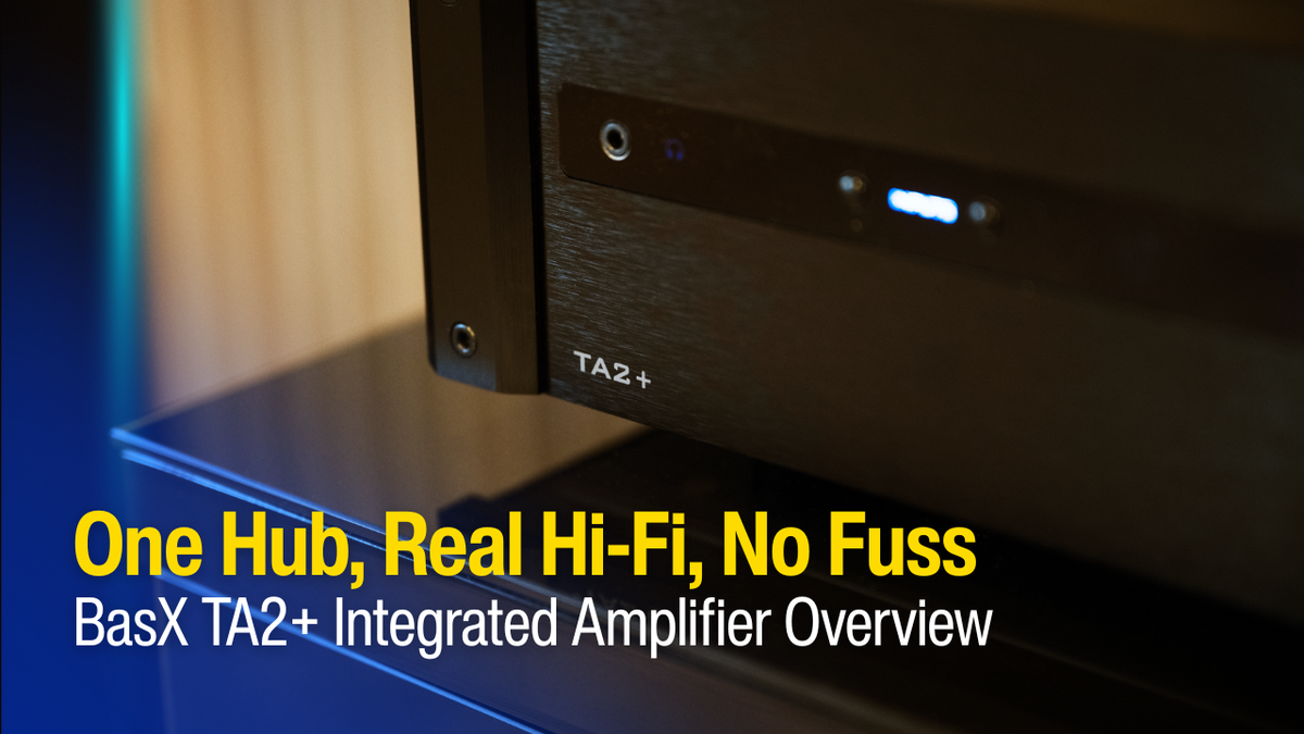 One Hub, Real Hi-Fi, No Fuss | NEW Emotiva BasX TA2+ Integrated Amplif ...