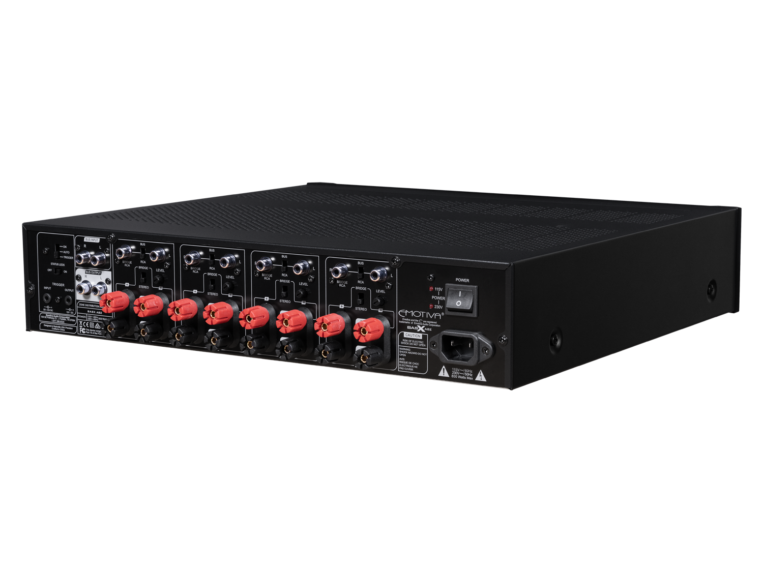 BasX A8Z Zone Amplifier – Emotiva Audio Corporation