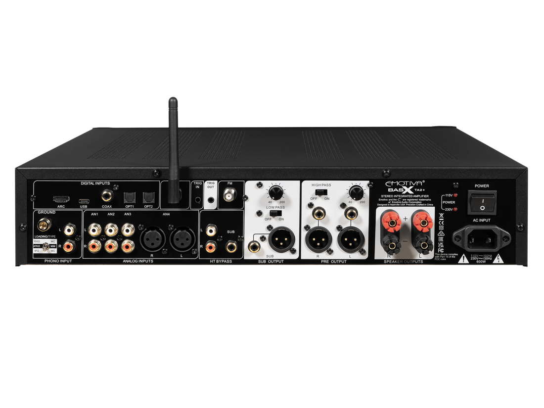 BasX TA2+ Stereo Integrated Amplifier with DAC, HDMI ARC & USB-C ...