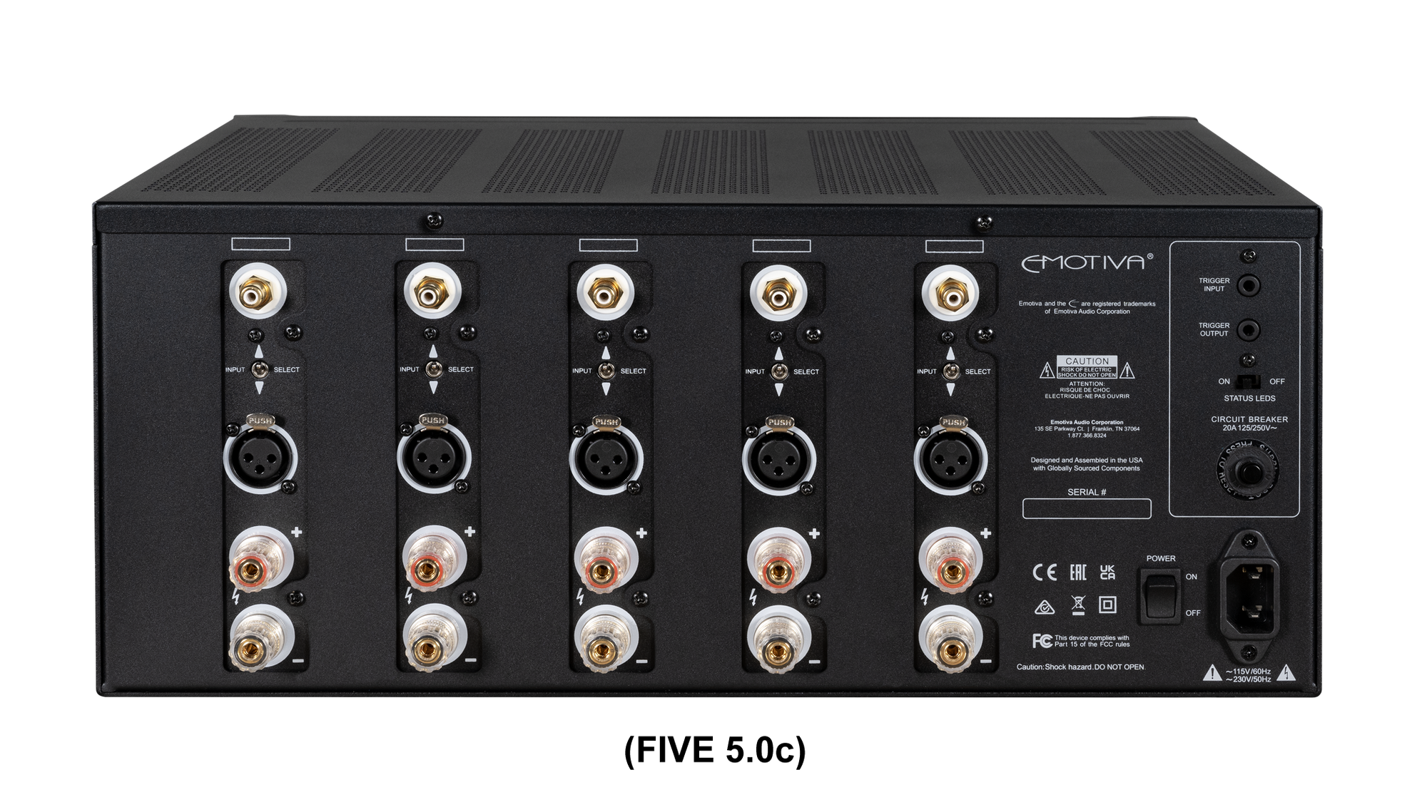 XPA C Compact Chassis Power Amplifier – Emotiva Audio Corporation