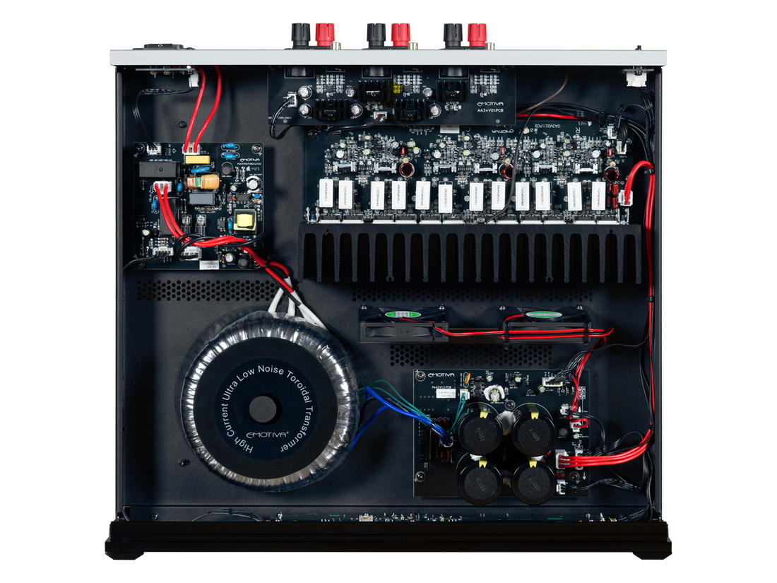 BasX A3+ Three-Channel Power Amplifier : Surround Sound : Emotiva ...