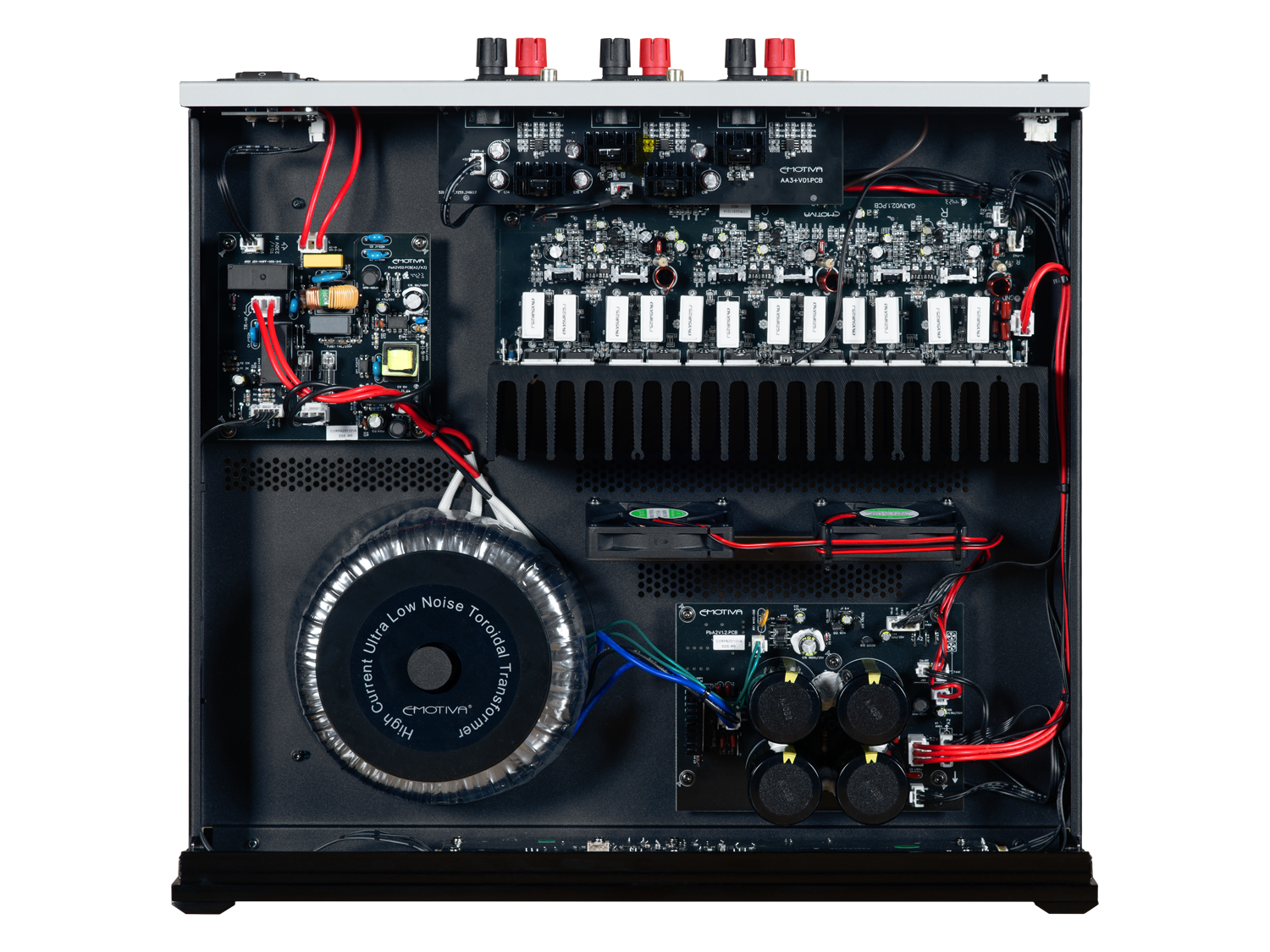 BasX A3+ Three-Channel Power Amplifier : Surround Sound : Emotiva ...