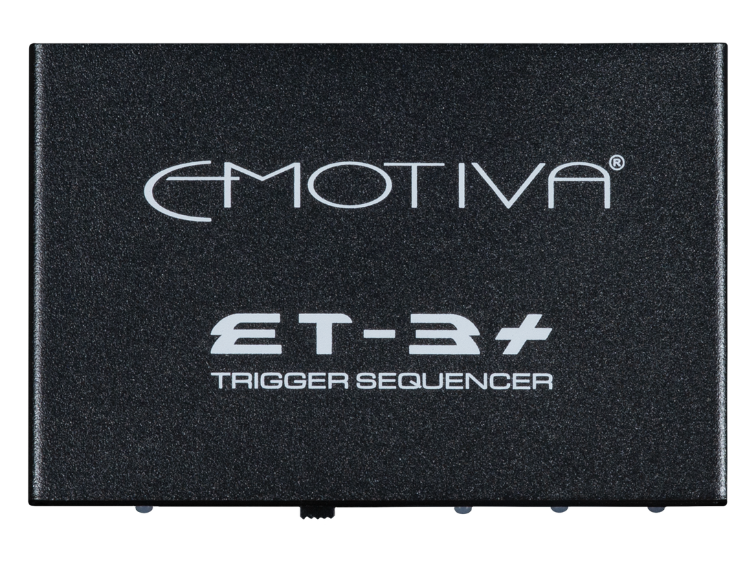 ET-3+ Trigger Sequencer – Emotiva Audio Corporation