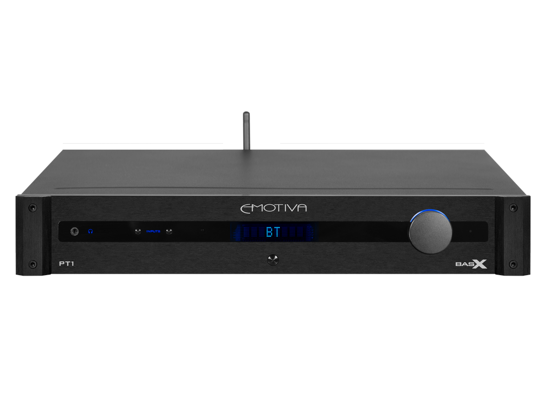 BasX PT1 Stereo Preamplifier/DAC/Tuner – Emotiva Audio Corporation