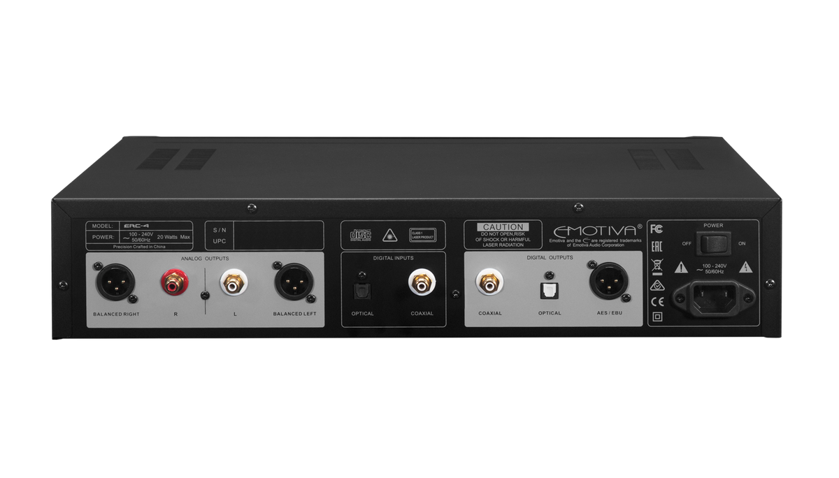 ERC-4 Differential Reference™ CD Player and Transport – Emotiva Audio ...